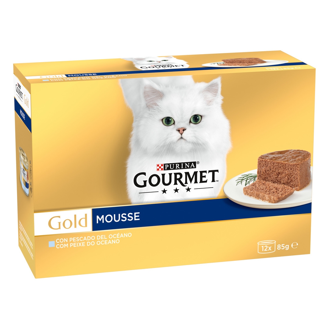 PURINA® GOURMET® GOLD Mousse Pack Pescado | Purina®