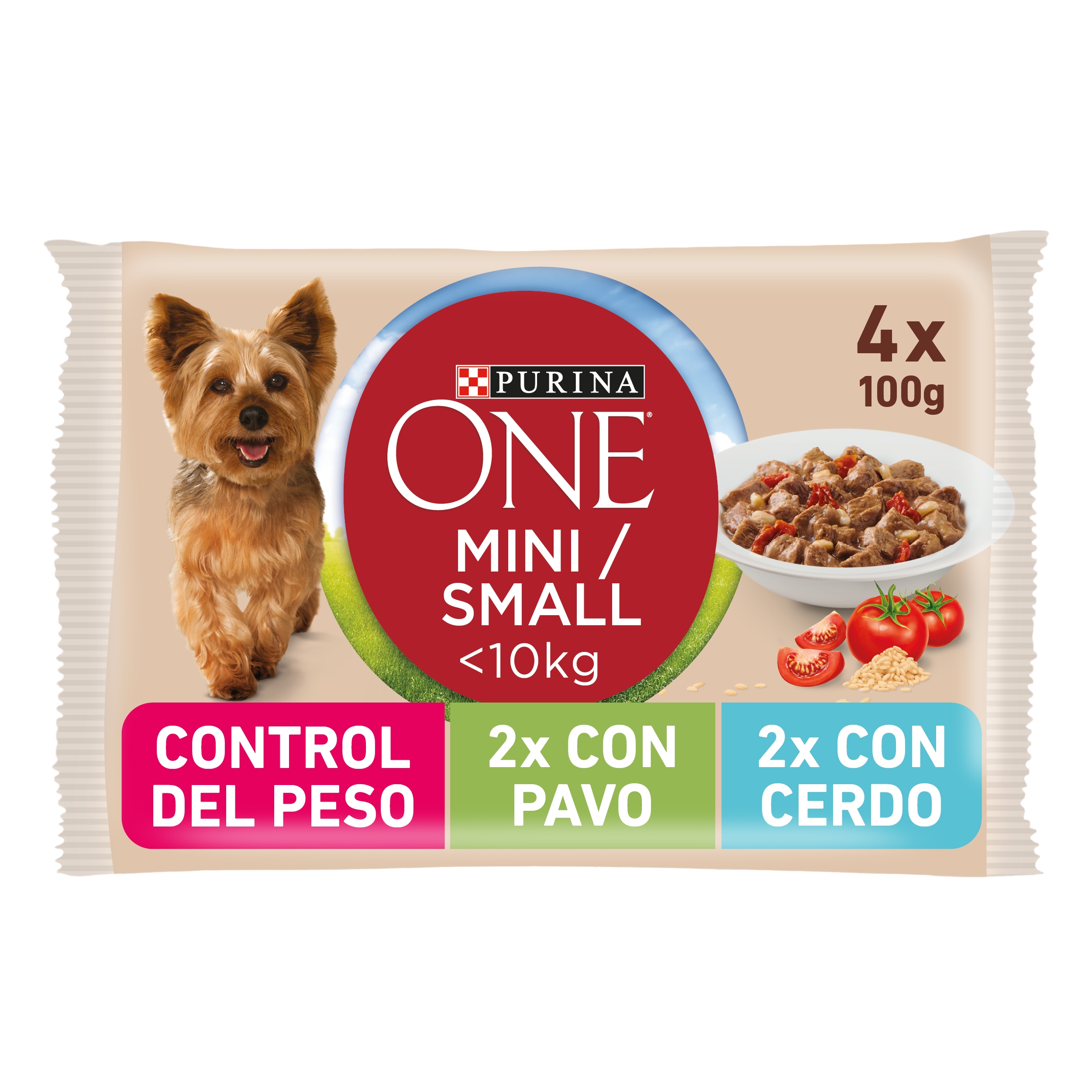 PURINA® ONE Mini Comida seca perros pequeños Control Peso | Purina®
