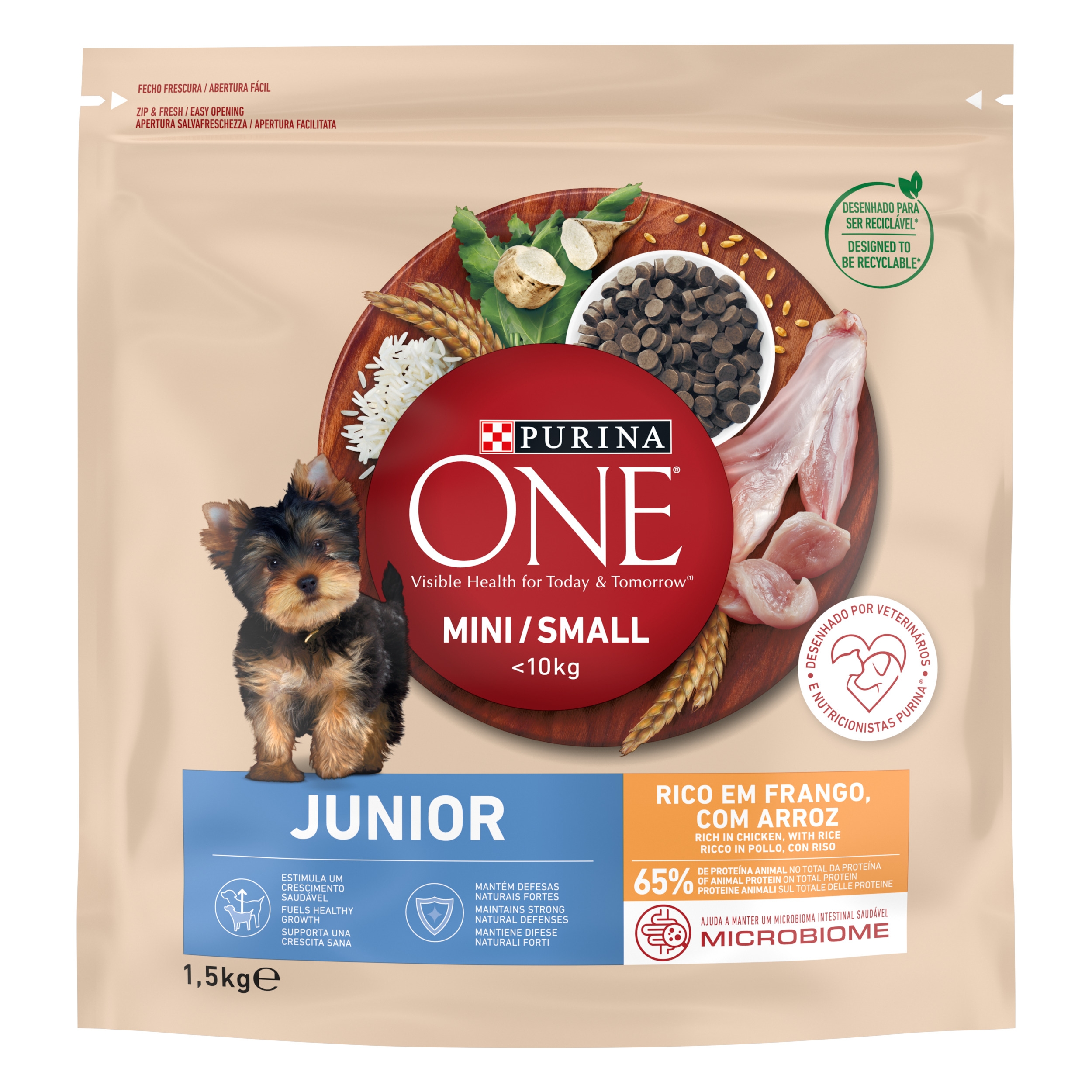 PURINA® ONE Mini Comida seca perros pequeños Junior | Purina®